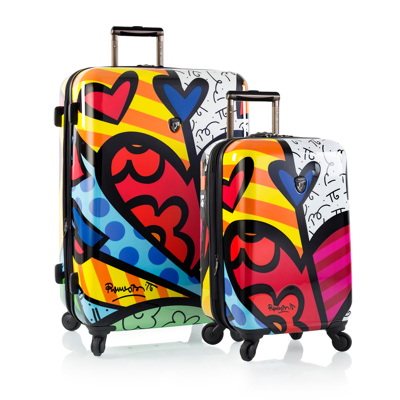 Britto - A New Day 2 Piece Luggage Set (21"/30") - The Art of Modern L